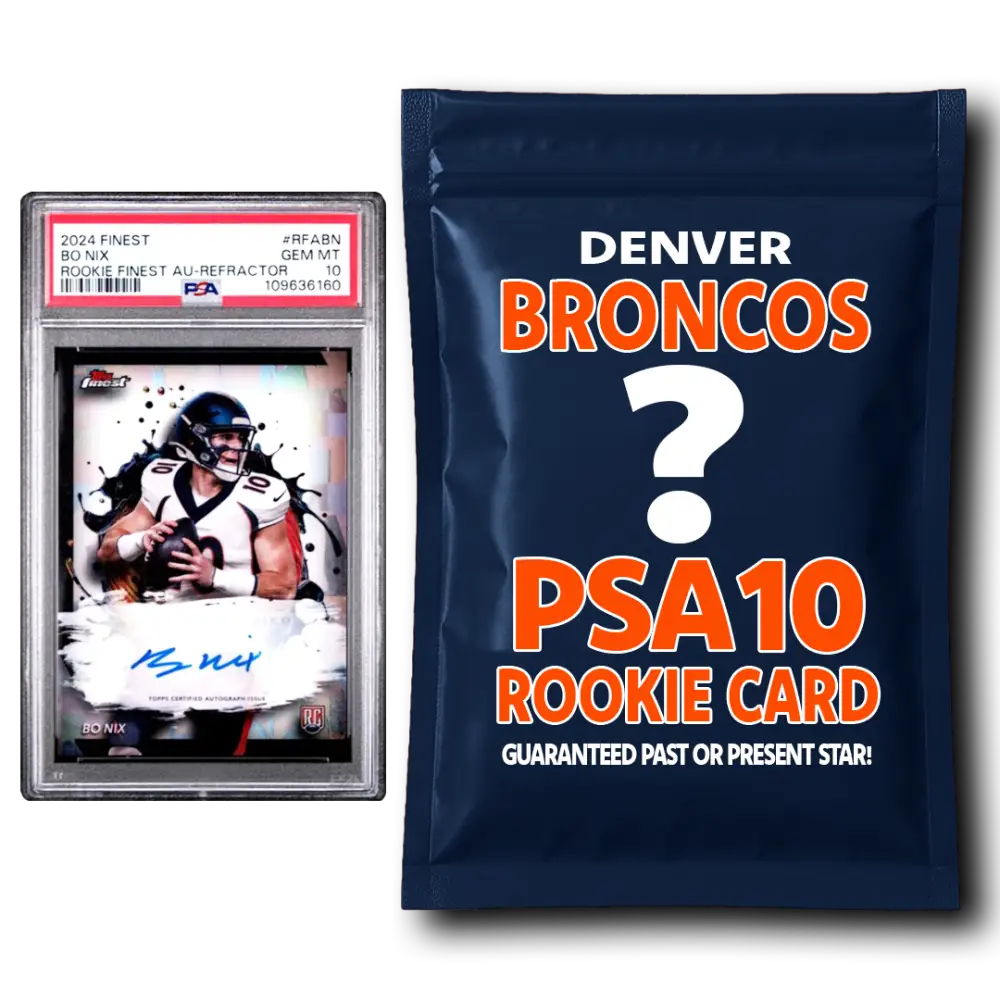 Denver Broncos PSA 10 Graded Rookie Card Mystery Pack – MLC SPORTS CARD ...
